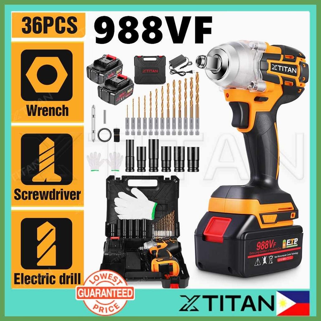 XTITAN;X h`v;in&1&High&Quality&Brushless&Cordless Impact Wrench Cordless Brushless | Shopee ...