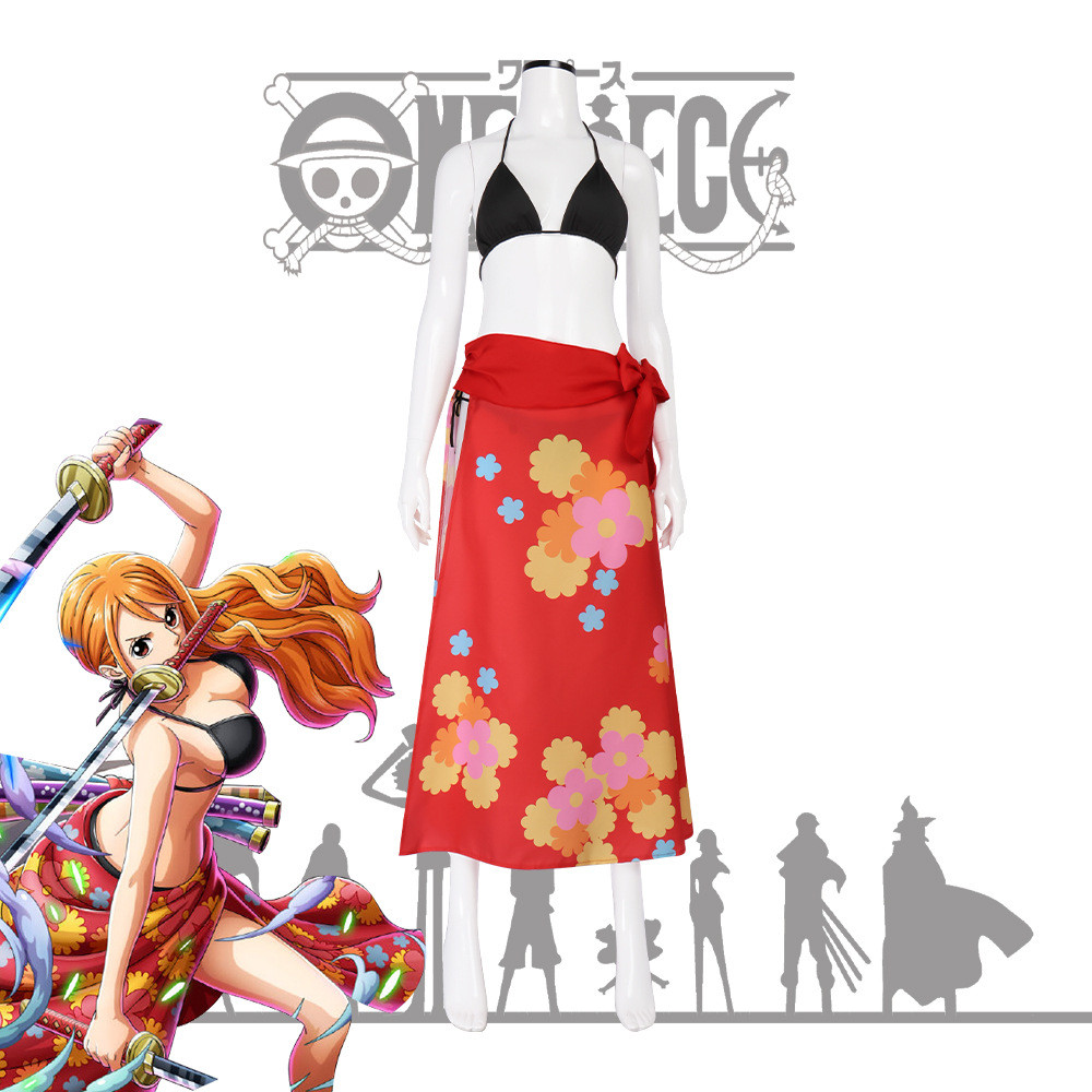Anime ONE PIECE Nami Battlesuit Cosplay Clothing Full Set Costume ...