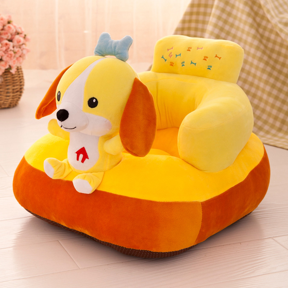 Cartoon Baby Seat Cover Anti-slip Animal Baby Chair Cover Elastic ...
