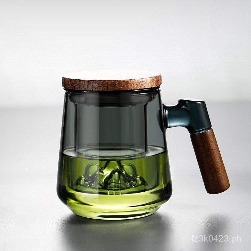 Office Tea Cup Tea-Water Separation Cup High Temperature Resistant ...