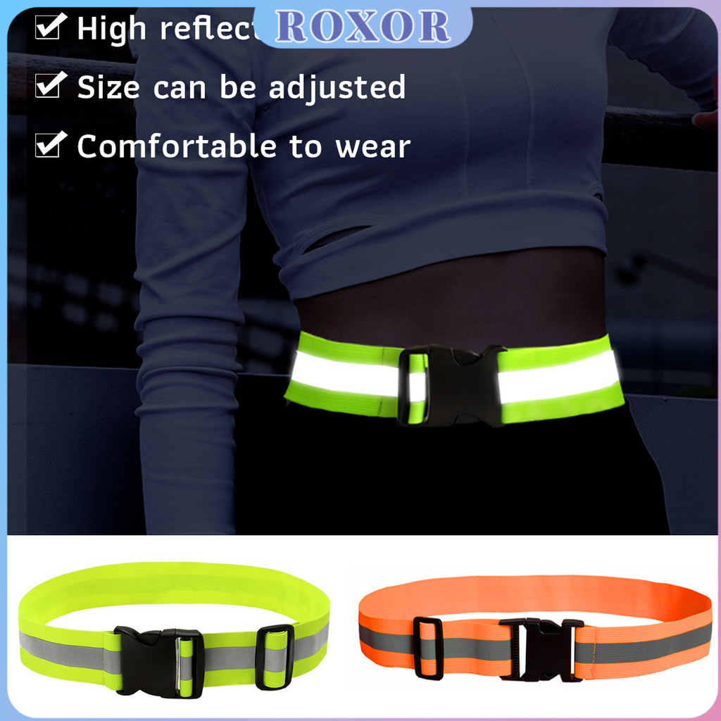 ROXOR Reflective Bands for Running Cycling Reflector Vest Garterized ...