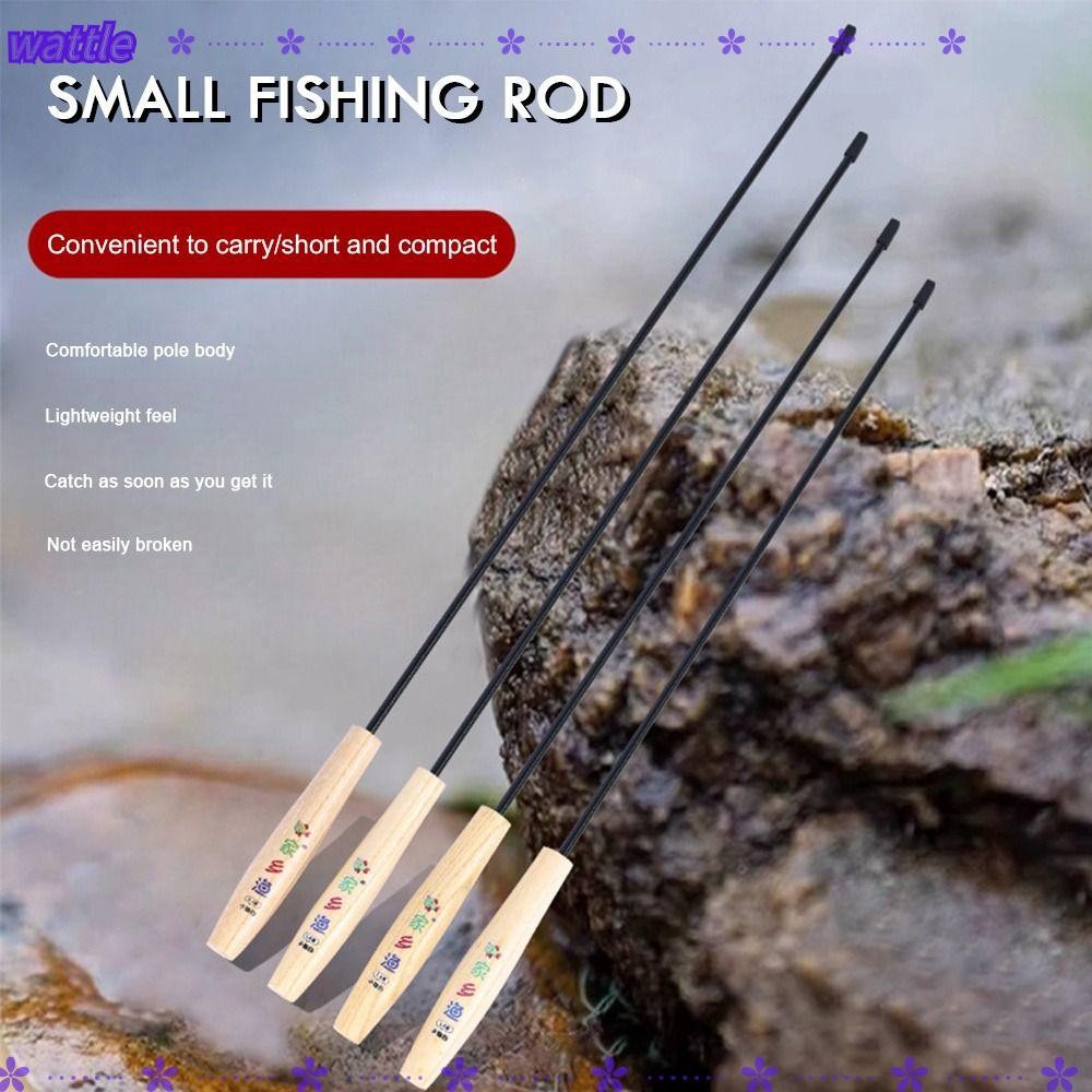 WATTLE Fishing Rod Full Kits, Telescopic Spincast Fishing Reel Fishing ...