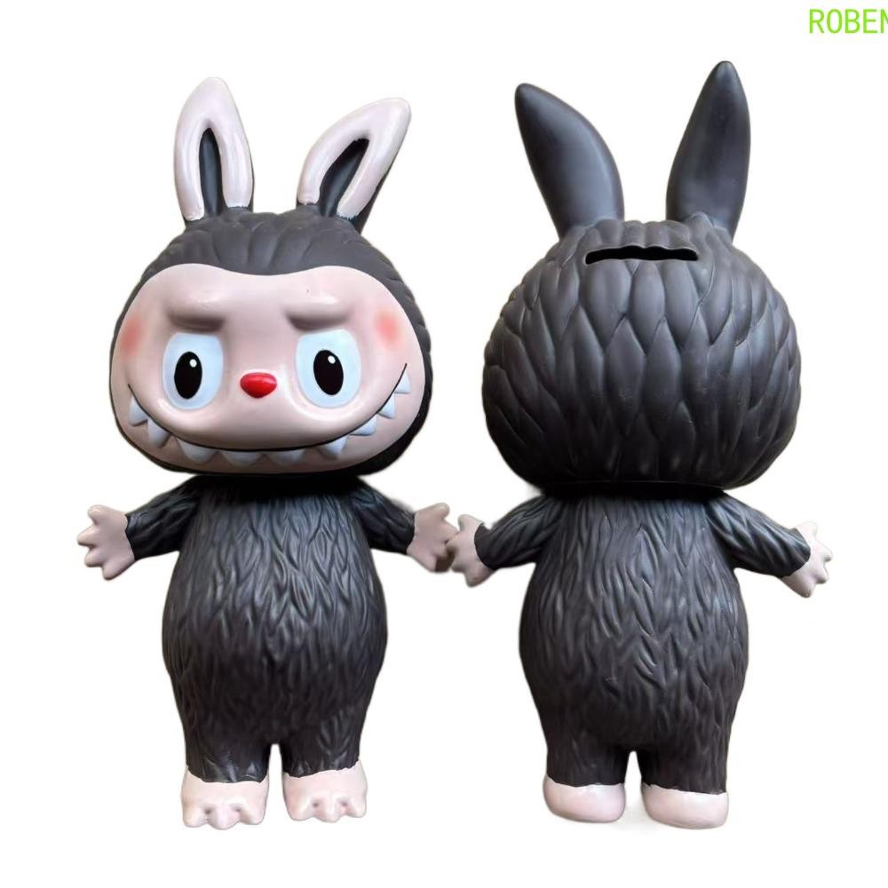 ROBEN Labubu Doll Piggy Bank, Savings Tank Figure Model Labubu Money ...