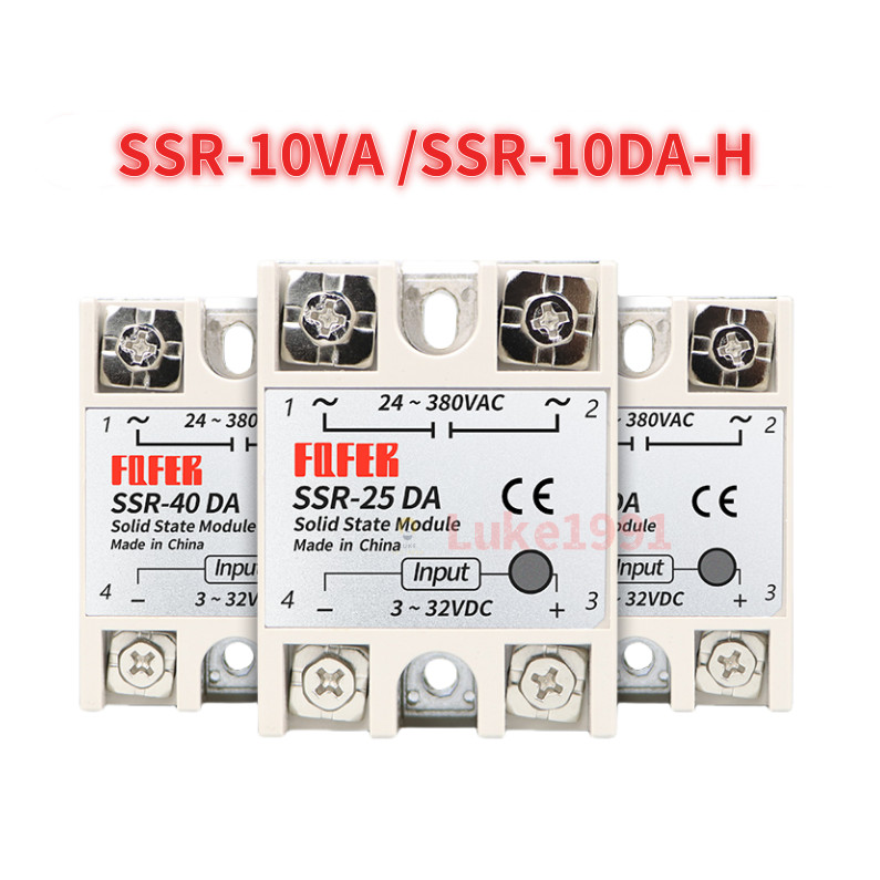 Single-phase solid state relay SSR-25/10/40/60/80100VA SSR-10/25/40/50 ...