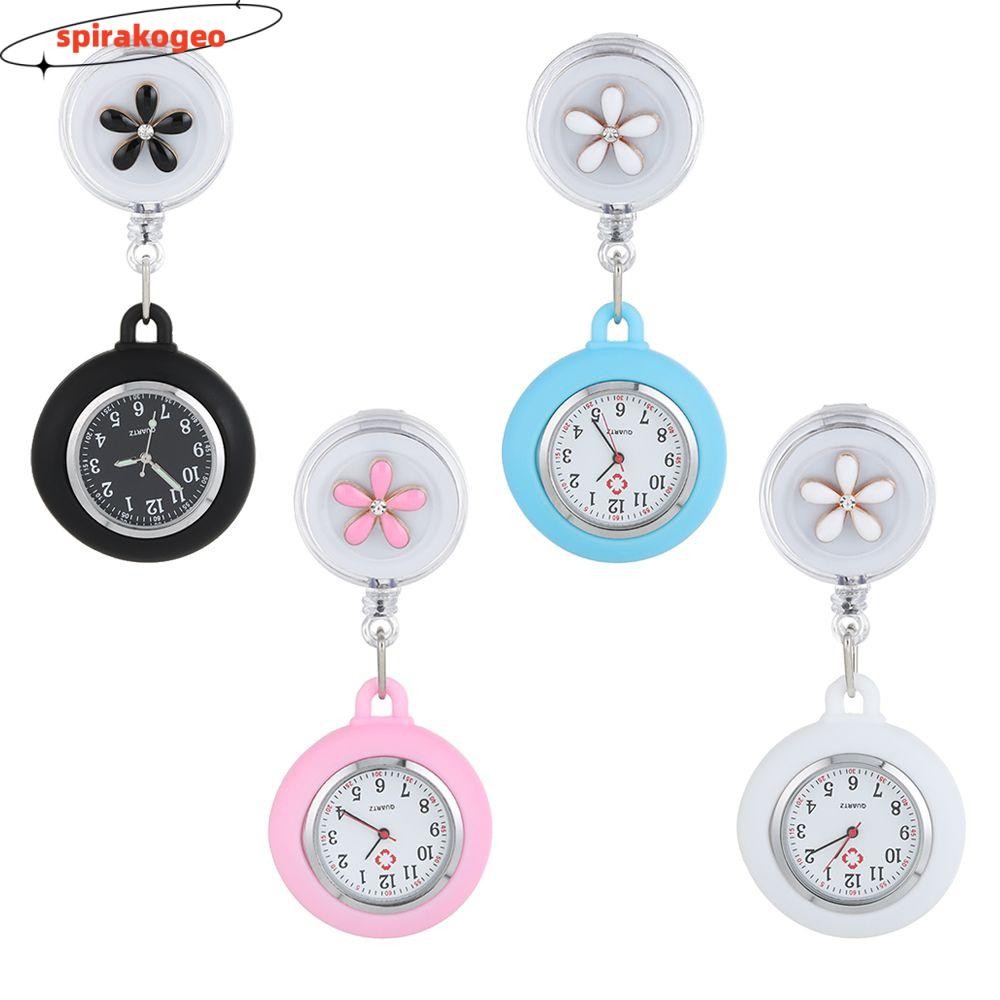 SPIRAKOGEO Nurse Watches Office Working Hospital Medical Id Badge Glass ...
