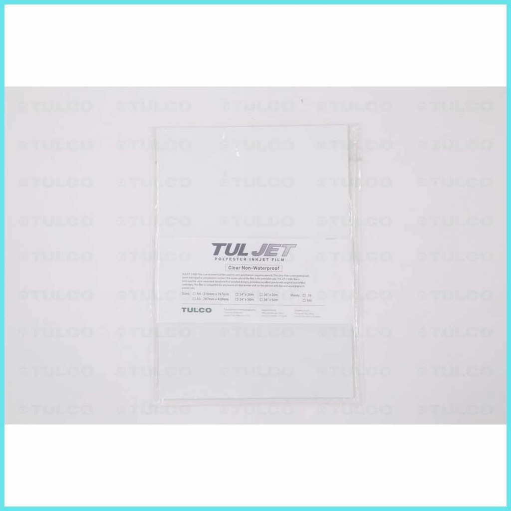 Tulco$i-(20:L%pcs)%C:Tuljet%b;Polyester&Inkjet&Film&A4&C-NW | Shopee ...