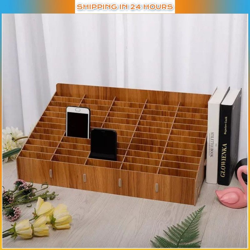 [Fast Deliver] 24/48 Grid Cell Phone Storage Box Display Box For ...