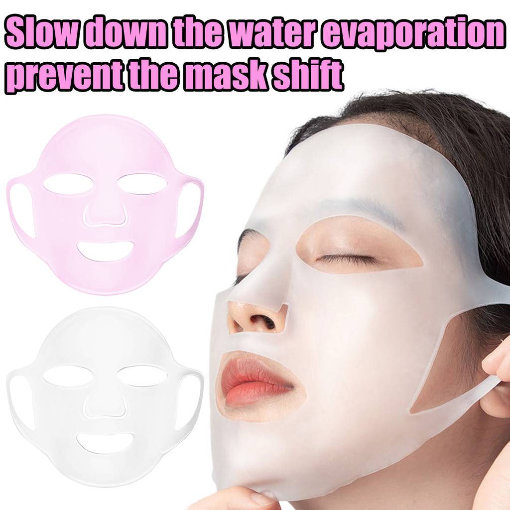 Silicone Face Mask - 3D Ear Mounted Anti Drop Mask - For Sheet ...