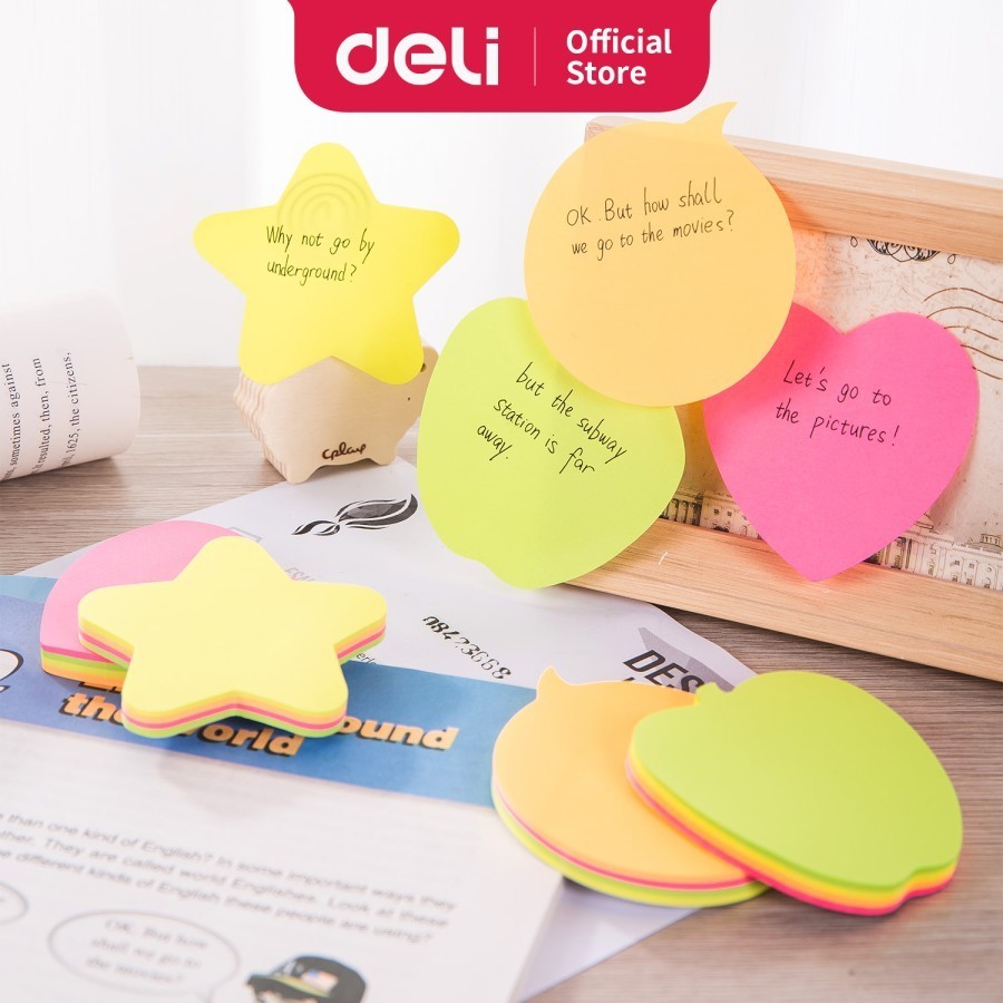 Sticky Notes / Deli stick Notes in the form of EA03202 20X4 | Shopee ...