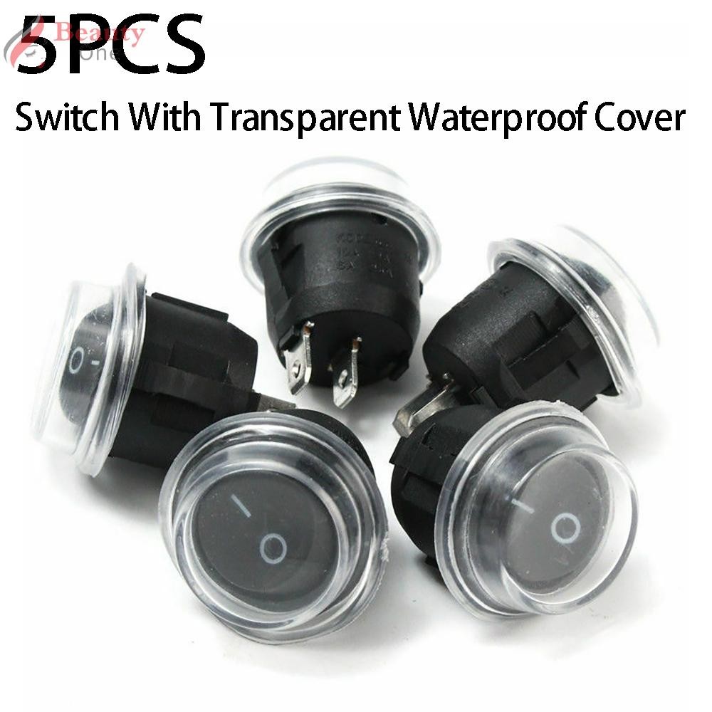 Toggle Switch Snap-in Waterproof Cover 12V Black Boat Button Mini ON ...