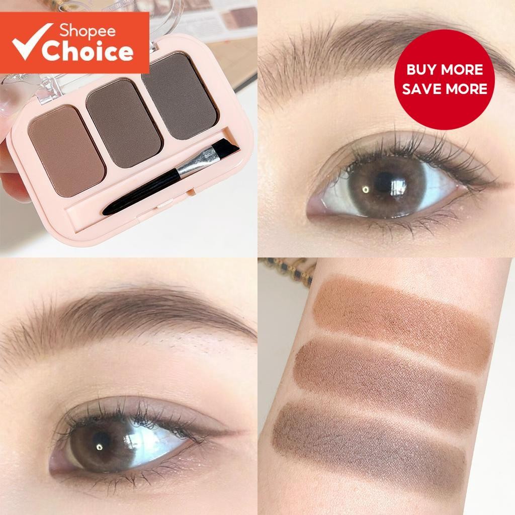 Three-color Eyebrow Powder Natural Long-Lasting Non-Fading Waterproof ...
