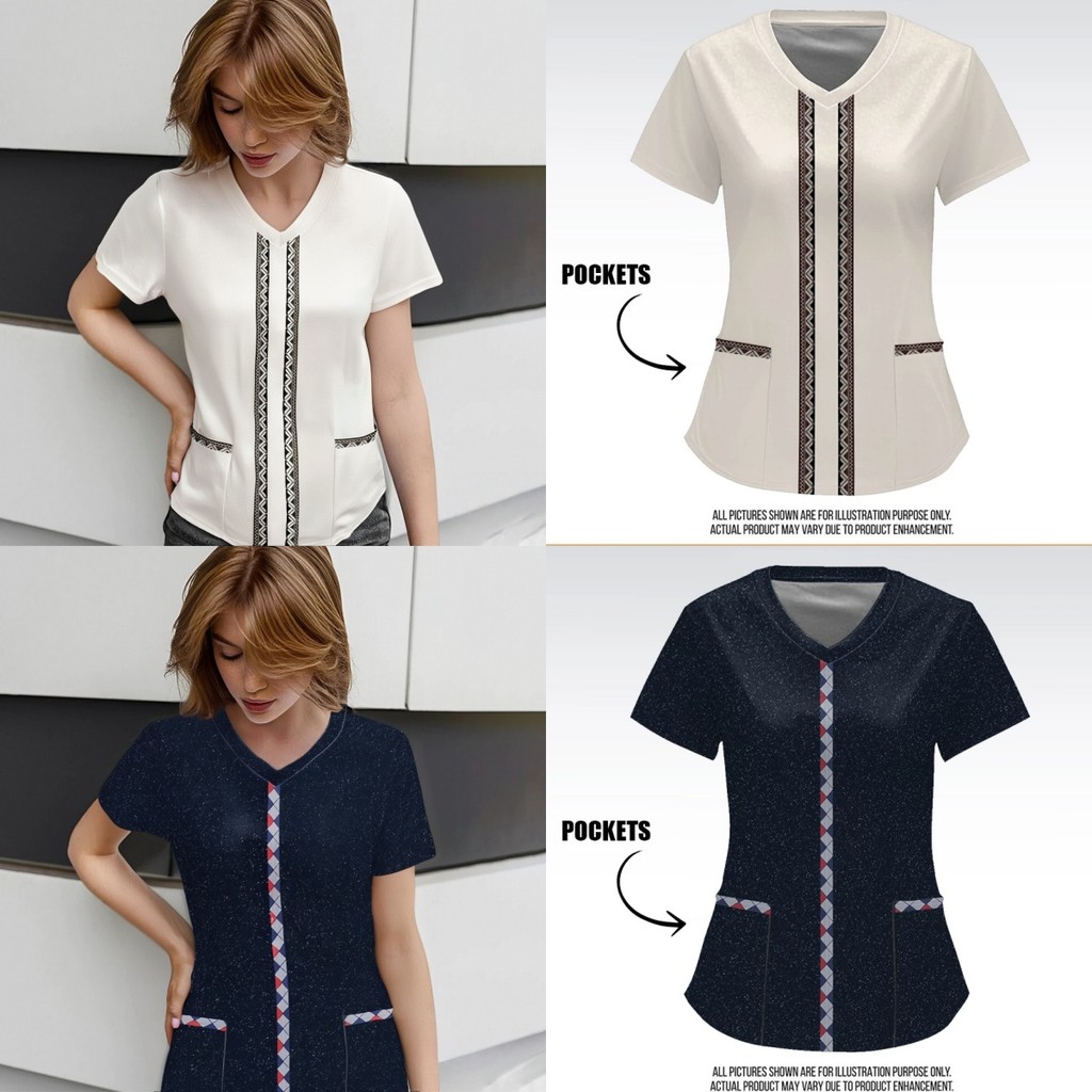 (Double Pocket) 2025 New Deped Teacher Uniforms Tuesday & Thursday Men ...