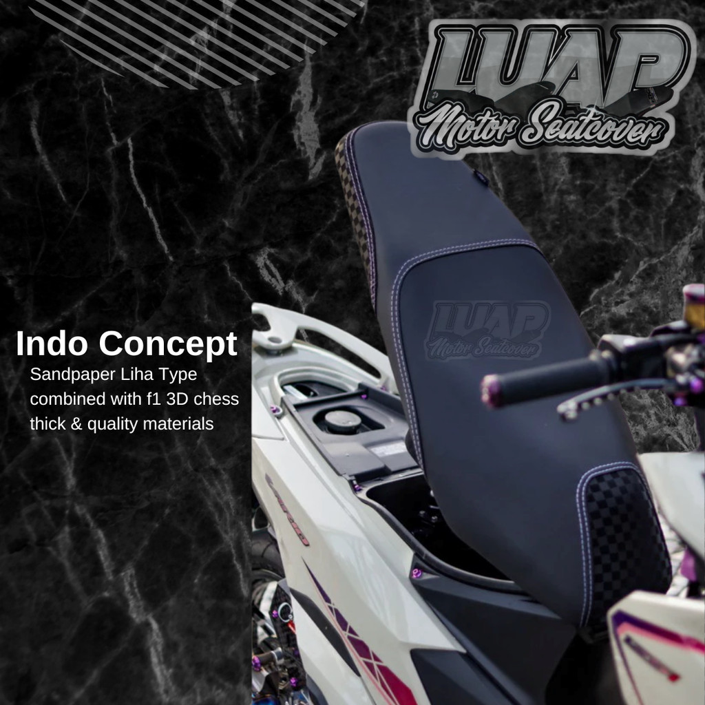 INDO NEW CONCEPT SEAT COVER HONDA CLICK NMAX AEROX SPORTY BEAT | Shopee ...