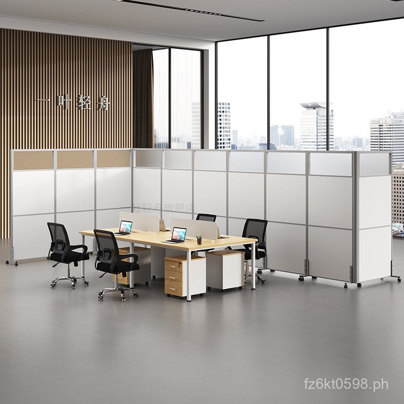 Wall Height Partition Board Simple with Wheels Partition Wall Panel ...