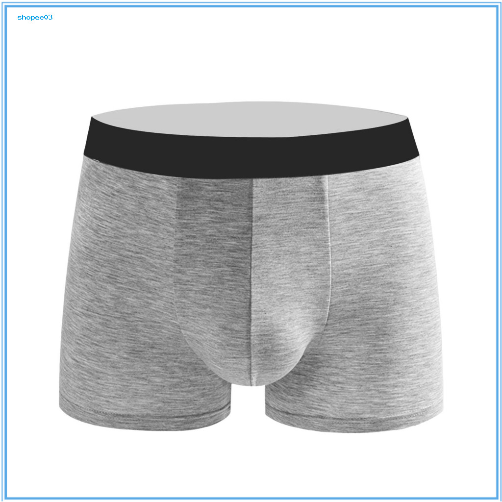 [NP] Modal Fabric Boxers Men Modal Boxer Briefs Soft and Comfortable ...
