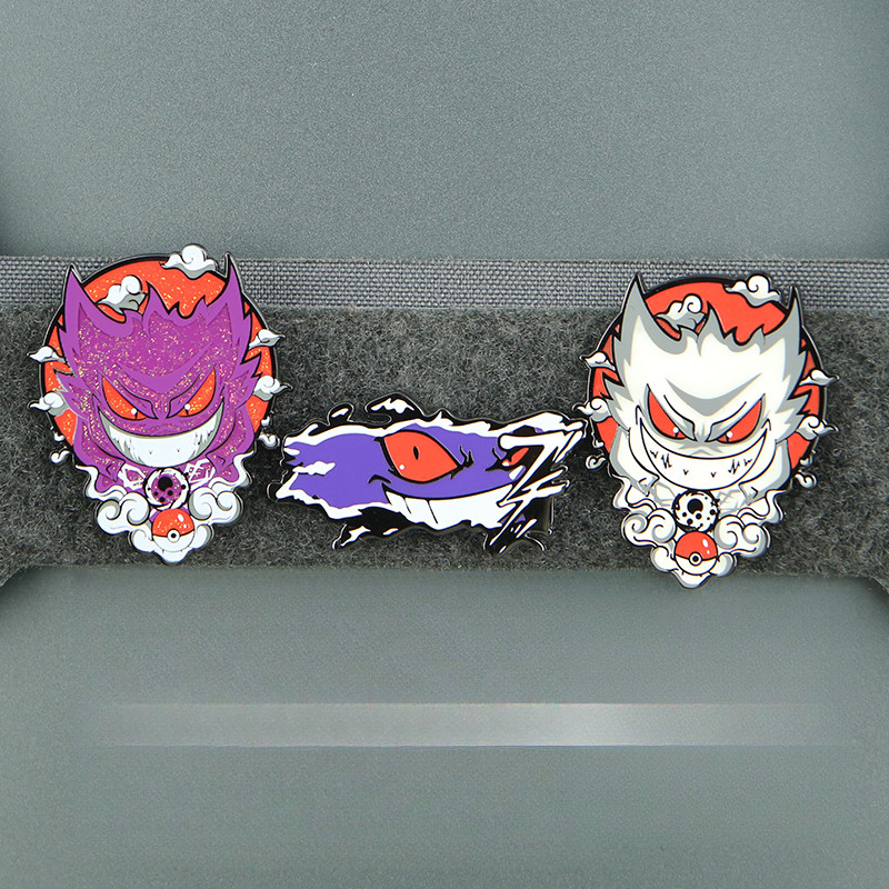 Pokémon Metal Badge with Magic Tape Pokemon Anime Morale Stickers ...