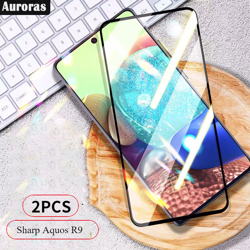 （2 Pieces）Sharp Aquos R9 Pro Screen Tempered Glass Protector Curved ...