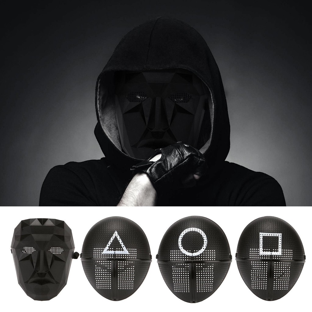 Squid Game Mask Squid Game Season 2 NPC Cover：Triangle Round Square and ...