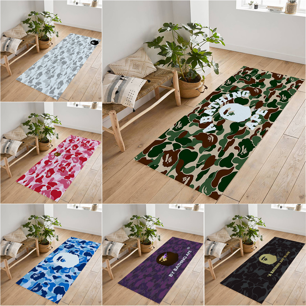 Bathing Ape Bape Imitation Cashmere Non-slip Carpet Suitable for Living ...