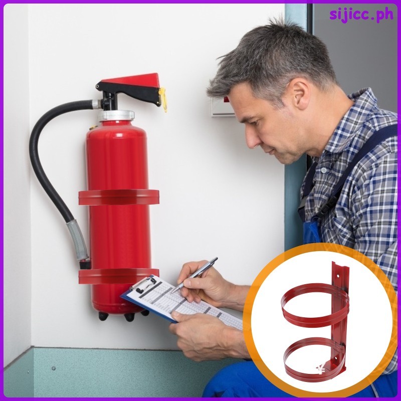 1pc Fire Extinguisher Hanger Rack Hanging Rack Wall Hanging Bracket ...