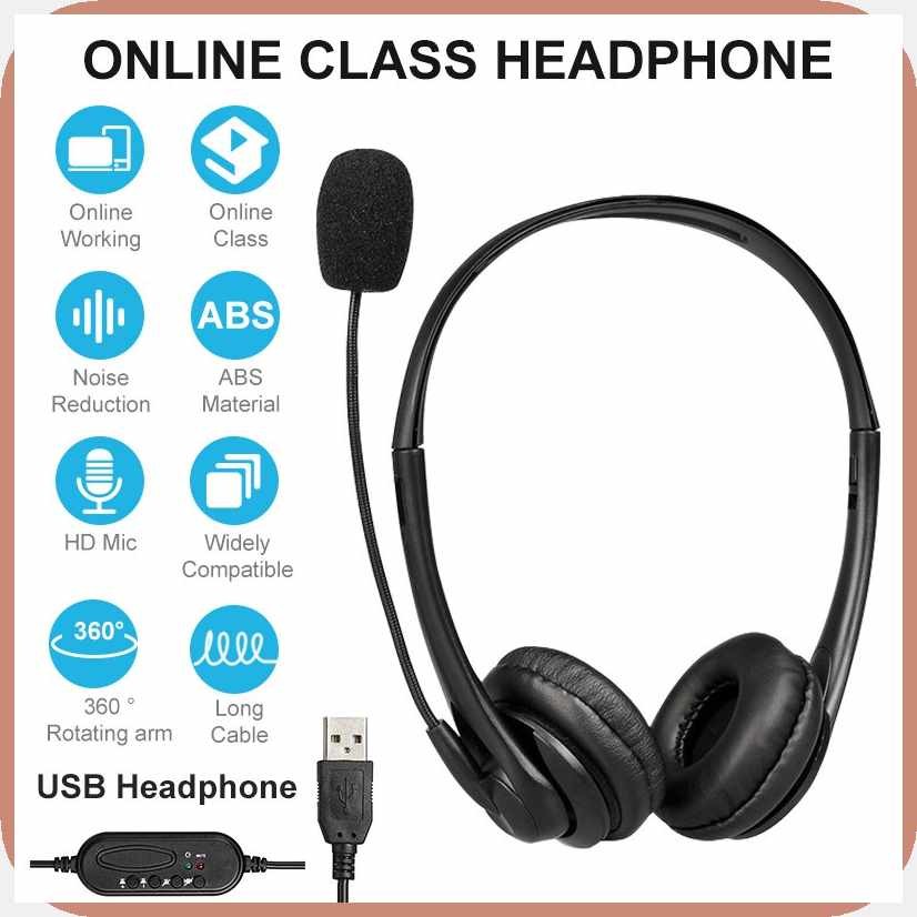 Noise:c@Canceling}ym}Headset}XZ)with}sS)Microphone}ih)Universal}PA ...