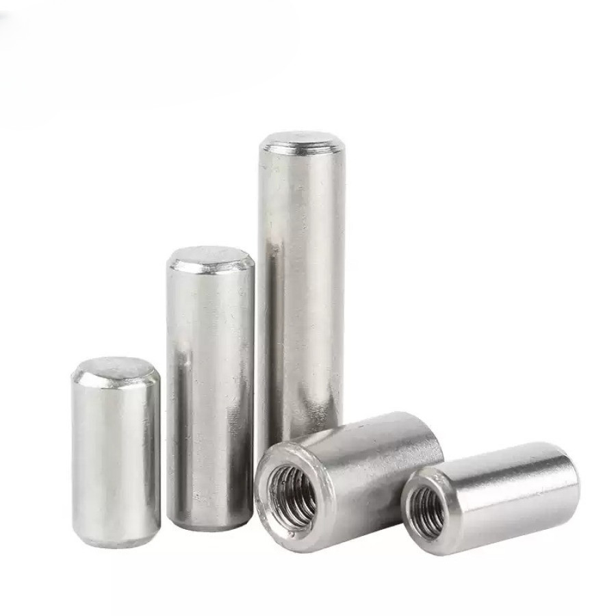 304 Stainless Steel Internal Threaded Cylindrical Pin Positioning Pin ...