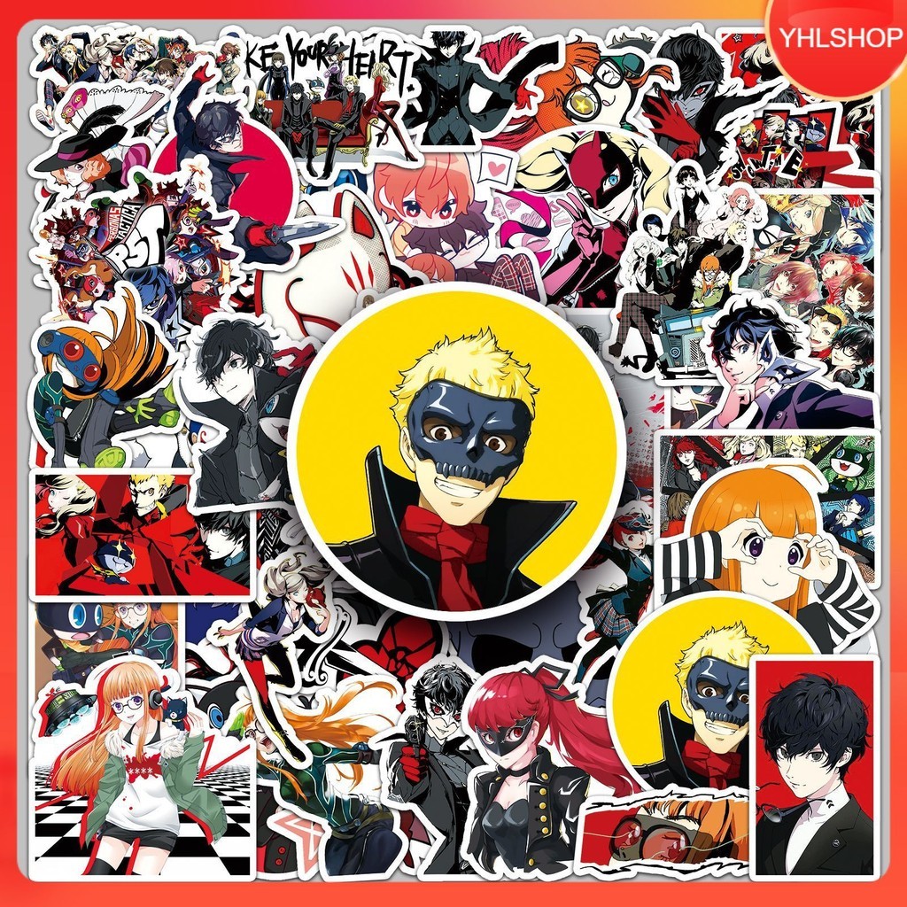 50 Designs Shin Megami Tensei game sticker: Persona RPG Animation ...