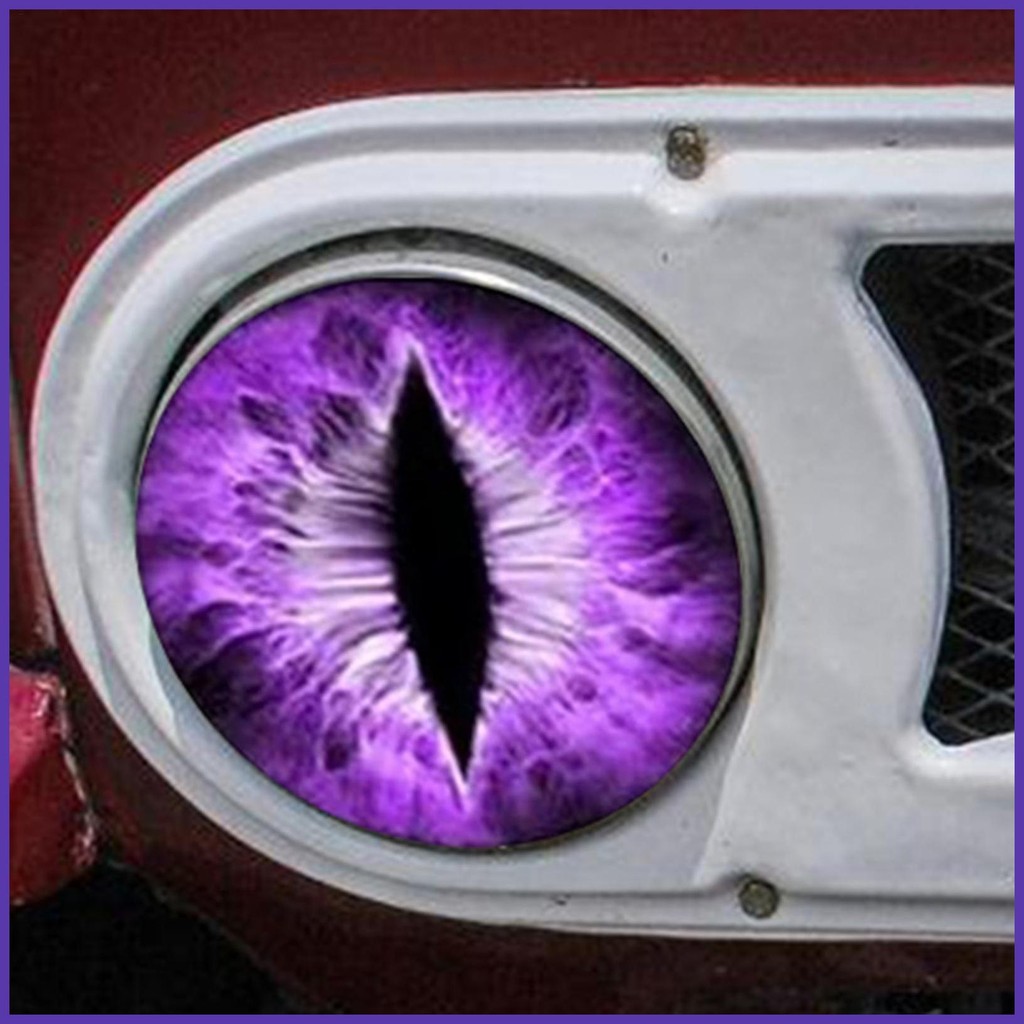 Eye Bumper Sticker 3D Round Eye Car Decals Funny Decals Bumper Decal ...