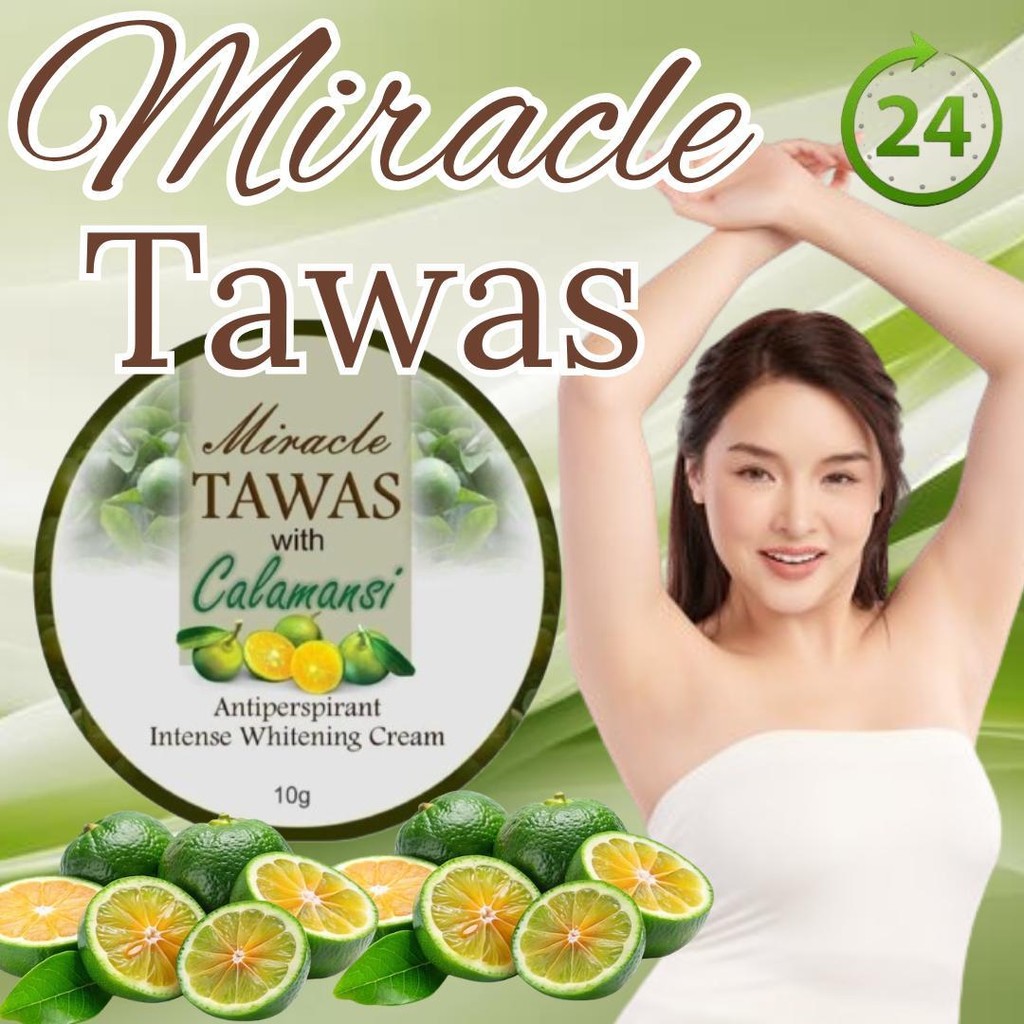 Miracle Tawas With Calamansi Underarm Whitening Cream 10g Brightening ...