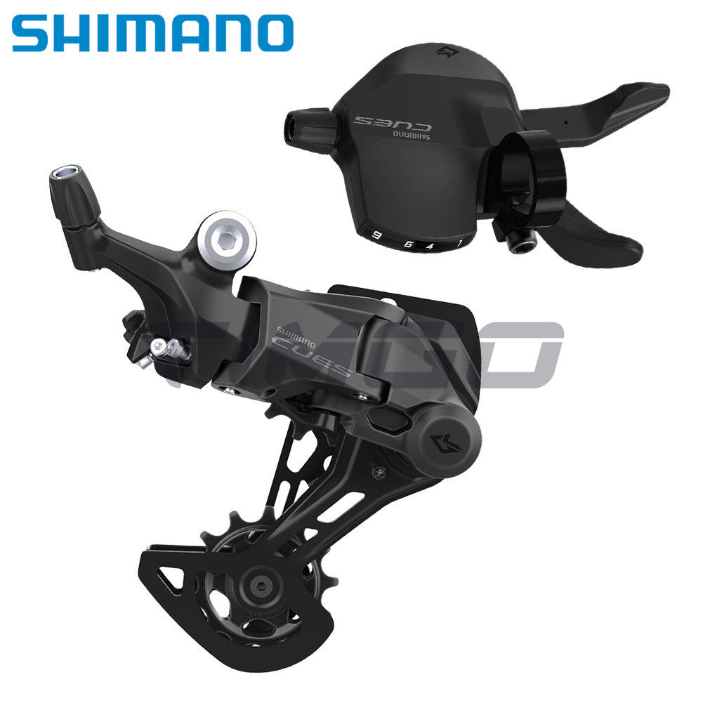 Shimano Cues U4000 Mountain Bike 1x9 Speed Rear Derailleur System Groupset RD-U4000 SL-U4000-R ...