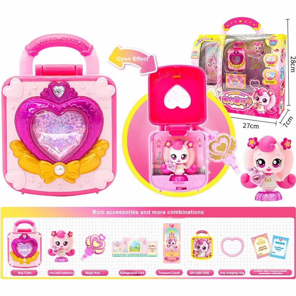 Catch Teenieping Key Teenie Heart Wing Magic Compact Game NANAPING ...