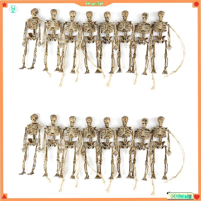 hzhaiyaa3.ph # 16 Piece Mini Skeleton Statues Halloween Decorations DIY ...