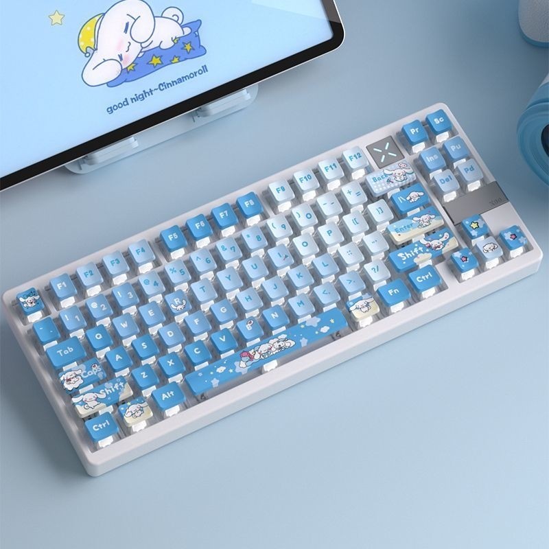 Cinnamoroll Keycap 120 Keys OEM Profile PBT PC Dye Sublimation Cute ...