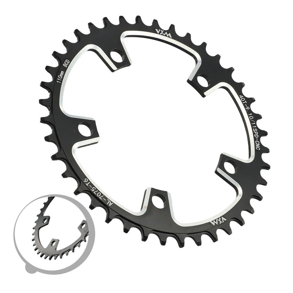 [Twilight] Road Bike Single Chainwheel 110BCD 5 Bolts 36T 38T 40T ...