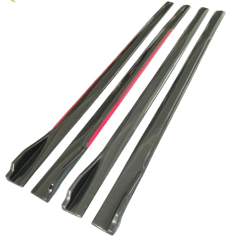 Car universal side skirt modification car universal side sill under the ...