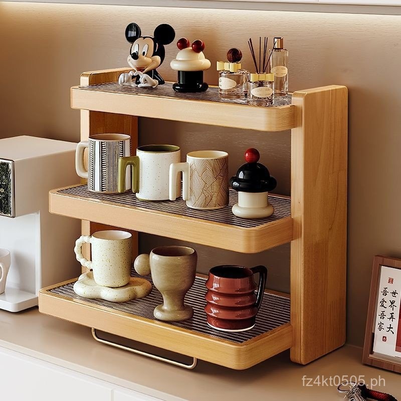 Trapezoidal Storage Rack Shelf Countertop Storage Rack Cup Holder ...