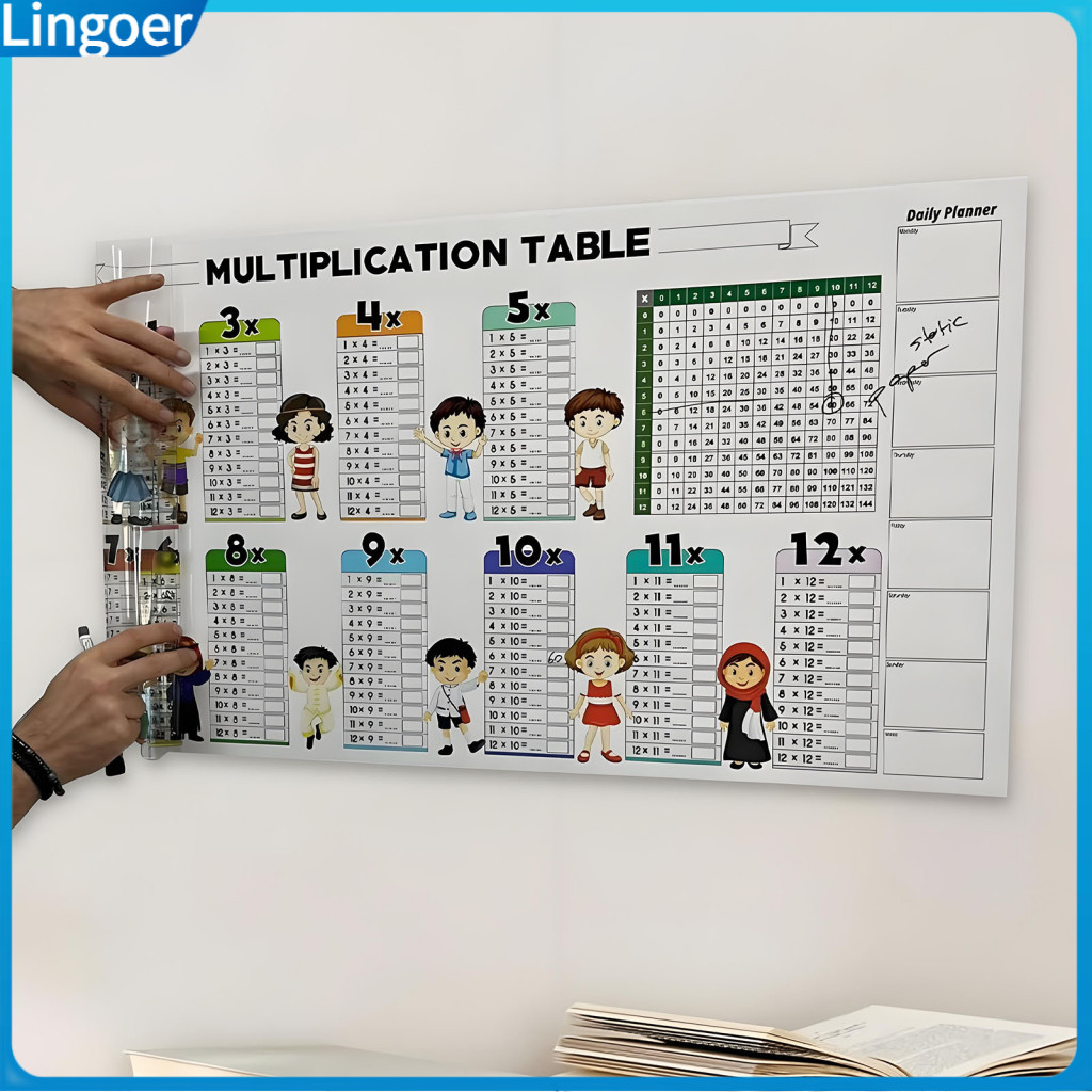 Lingoer| Adhesive-free Math Board Easy-to-use Math Learning Tool ...