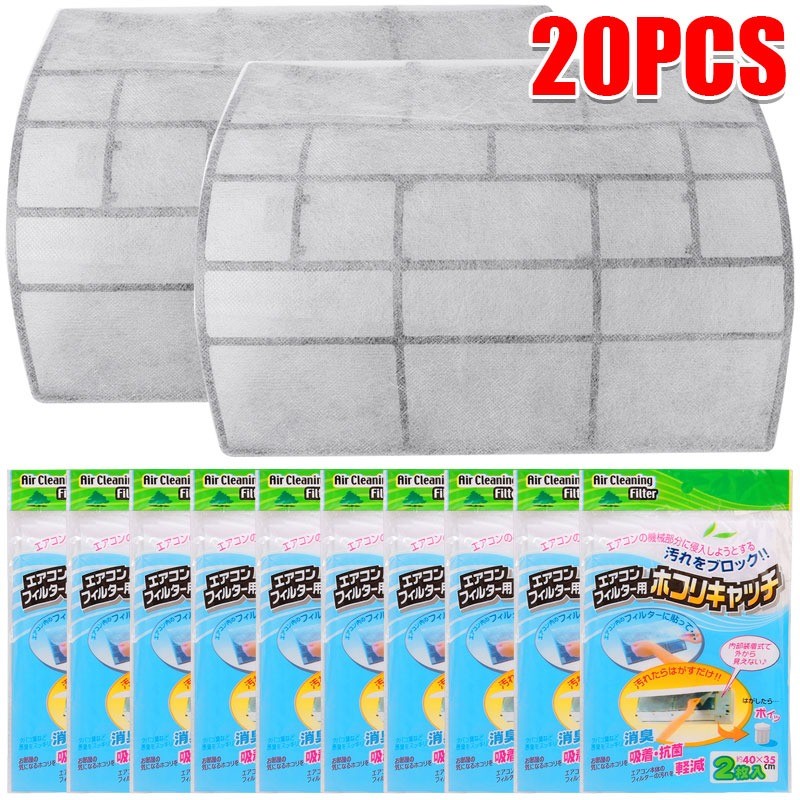 6/10/20Pcs Air Conditioner Filters Papers / Wind Outlet Anti-dust Net ...