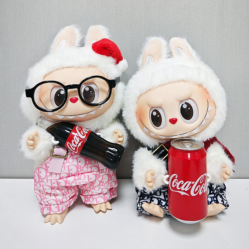 Labubu Coca-Cola Series|Labubu Clothes Overalls, Suitable for labubu v1 ...