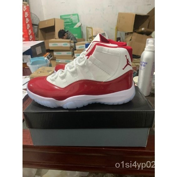35ZT 2022New Air Jordan 11 Retro High “Cherry” White red AJ11 ...