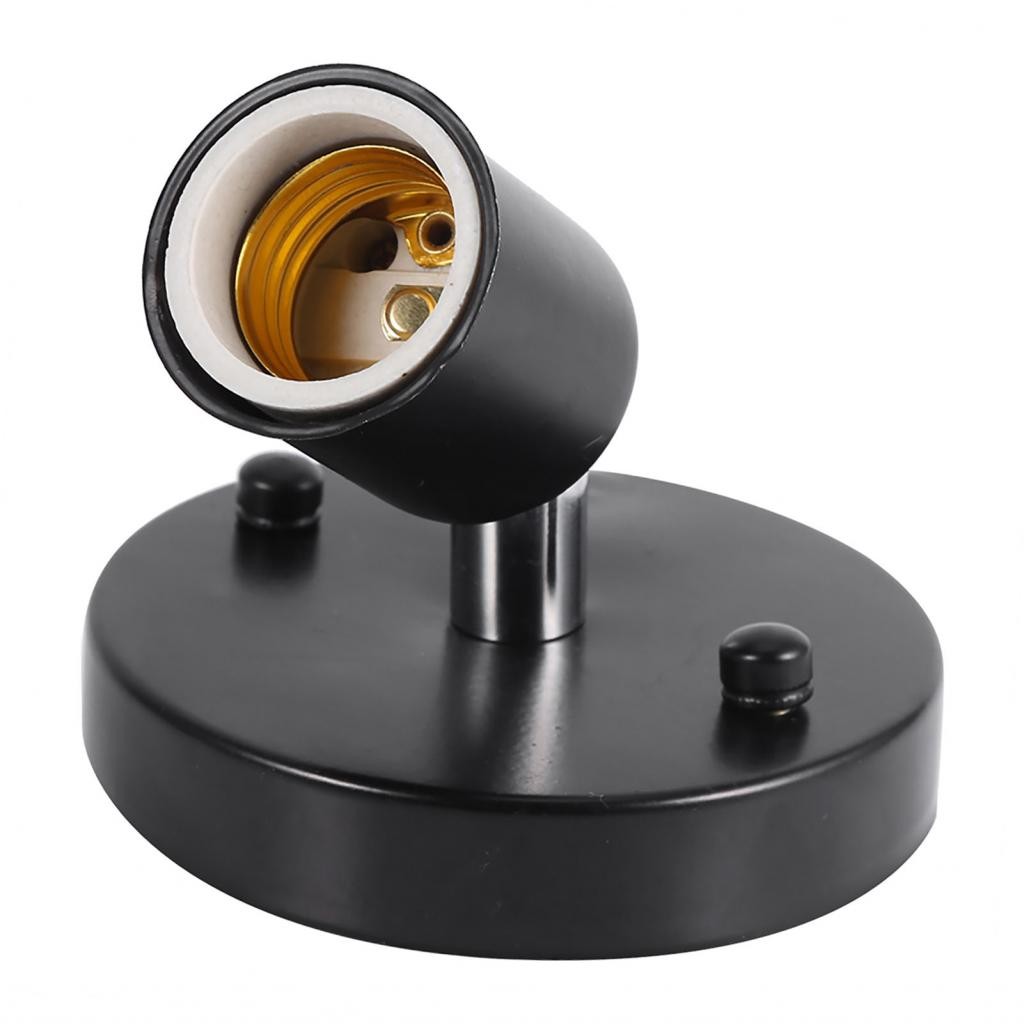 E27 Lamp Base Modern 180° Adjustable Edison Vintage Ceiling Light Wall ...