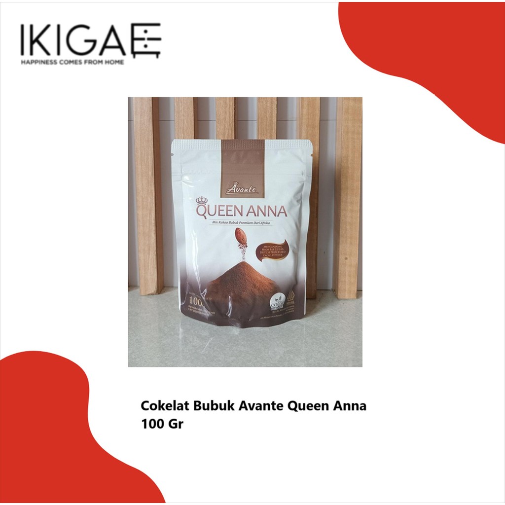 Avante QUEEN ANNA CHOCOLATE POWDER WITH BENSDROP 100 GR | Shopee ...