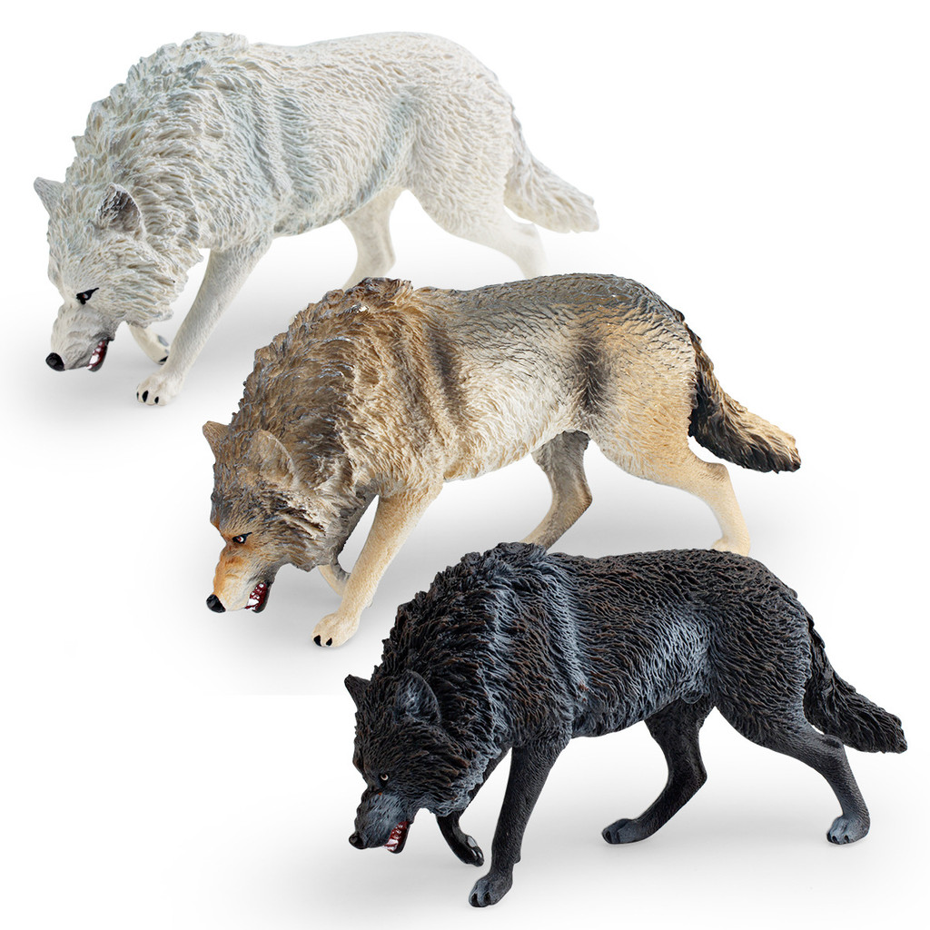 Children's Static Early Education Simulation Wild Animal North American ...