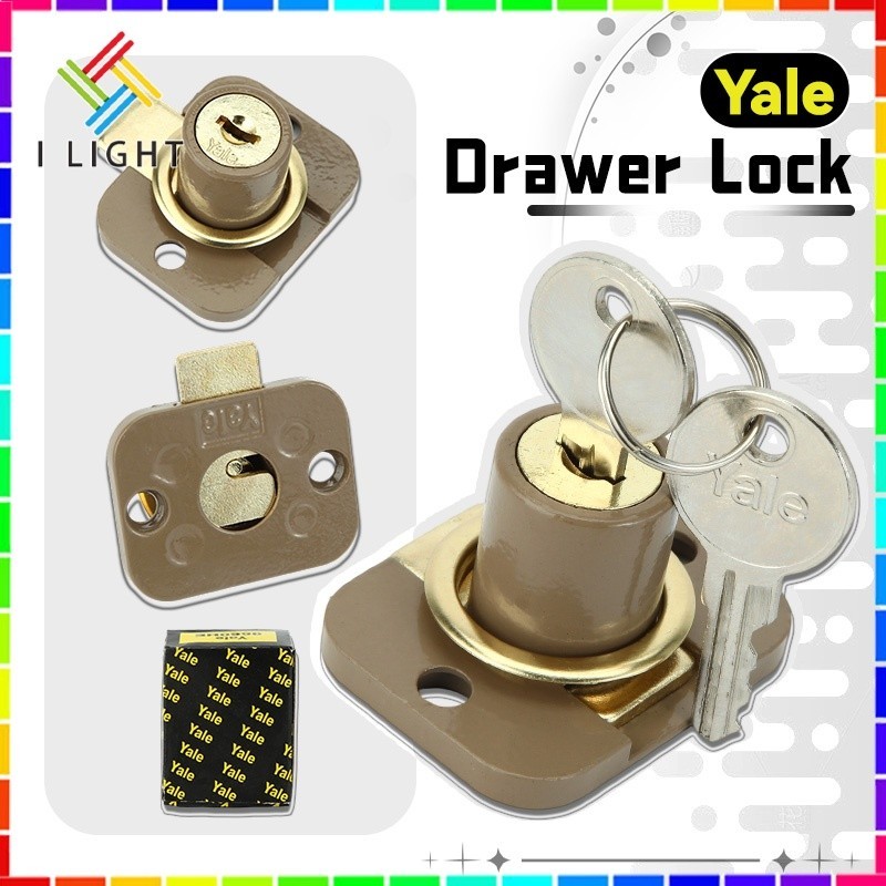 （Fast&COD）V9660HE Yale Drawer Lock Safety Heavy Duty Cam Lock For ...
