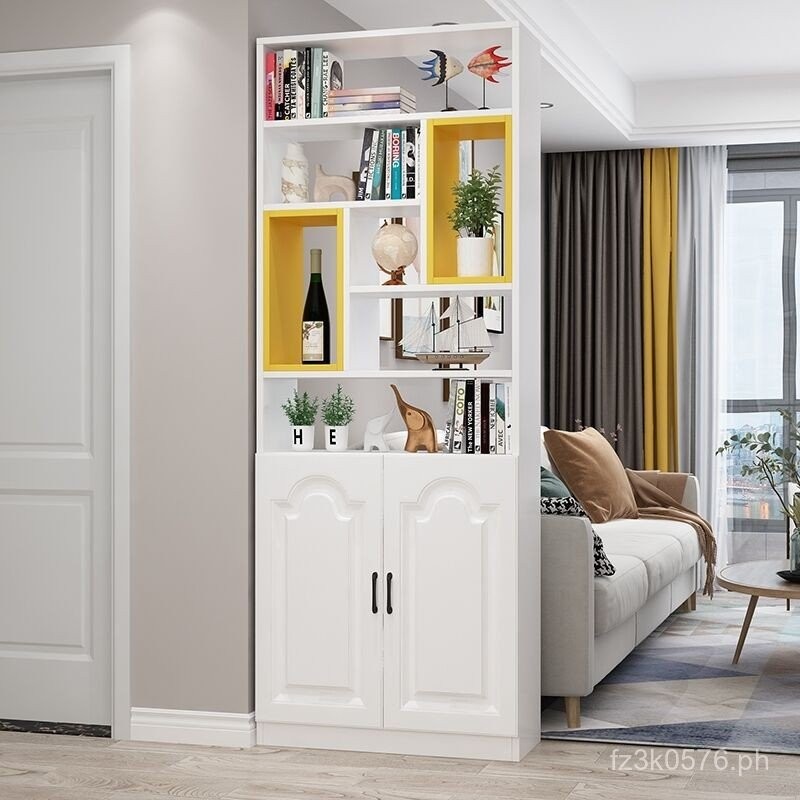 Partition Cabinet Integrated Storage Rack Small Apartment Living Room ...