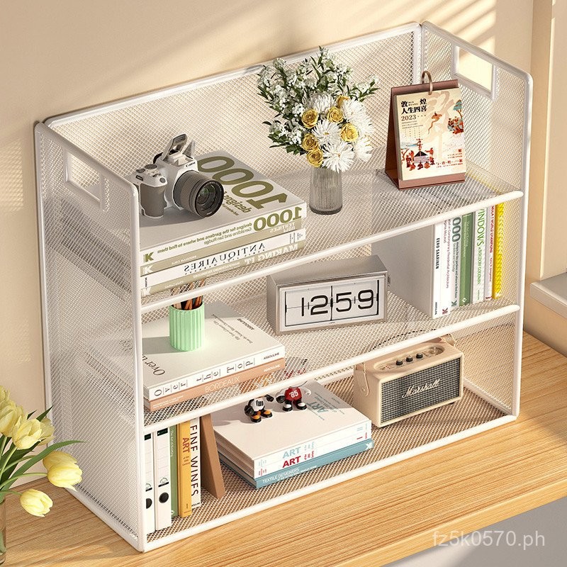 Multi-layer Military Desk Study Desk Desktop HILE Storage Rack Small ...