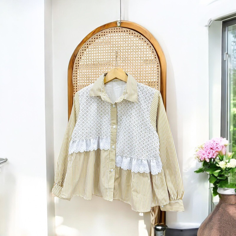 KEMEJA RKP - ZFS KETARI BLOUSE HERITAGE BROKEN MOTIF / ATHAYA BLOUSE ...