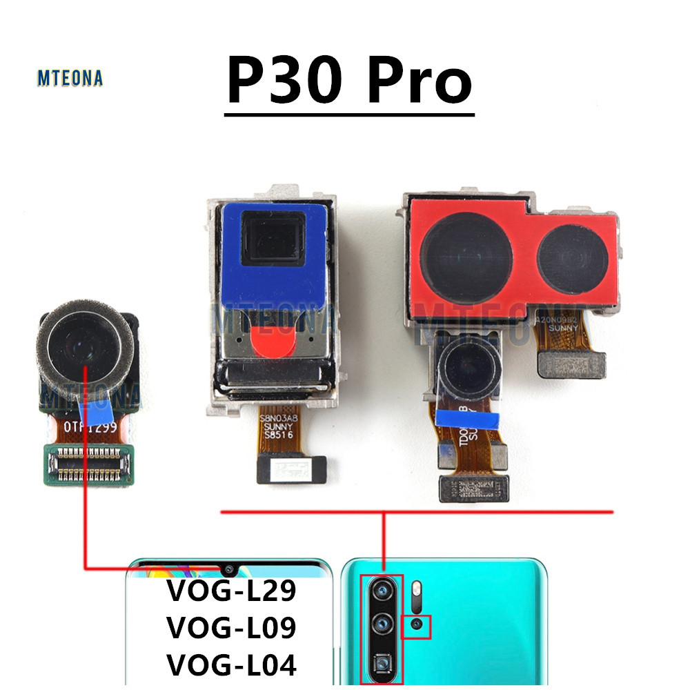 Front Rear Back Camera For Huawei P30 Pro VOG-L09 VOG-L29 VOG-L04 Main Facing Camera Module Flex ...