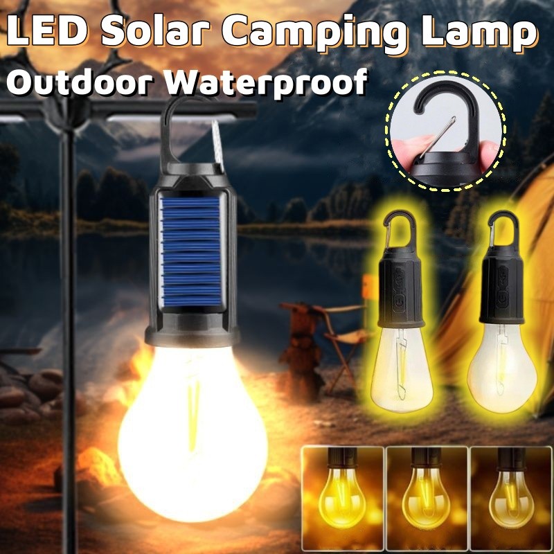 Solar LED Camping Light Led Retro Lighting Bulb Portable LED Tungsten ...