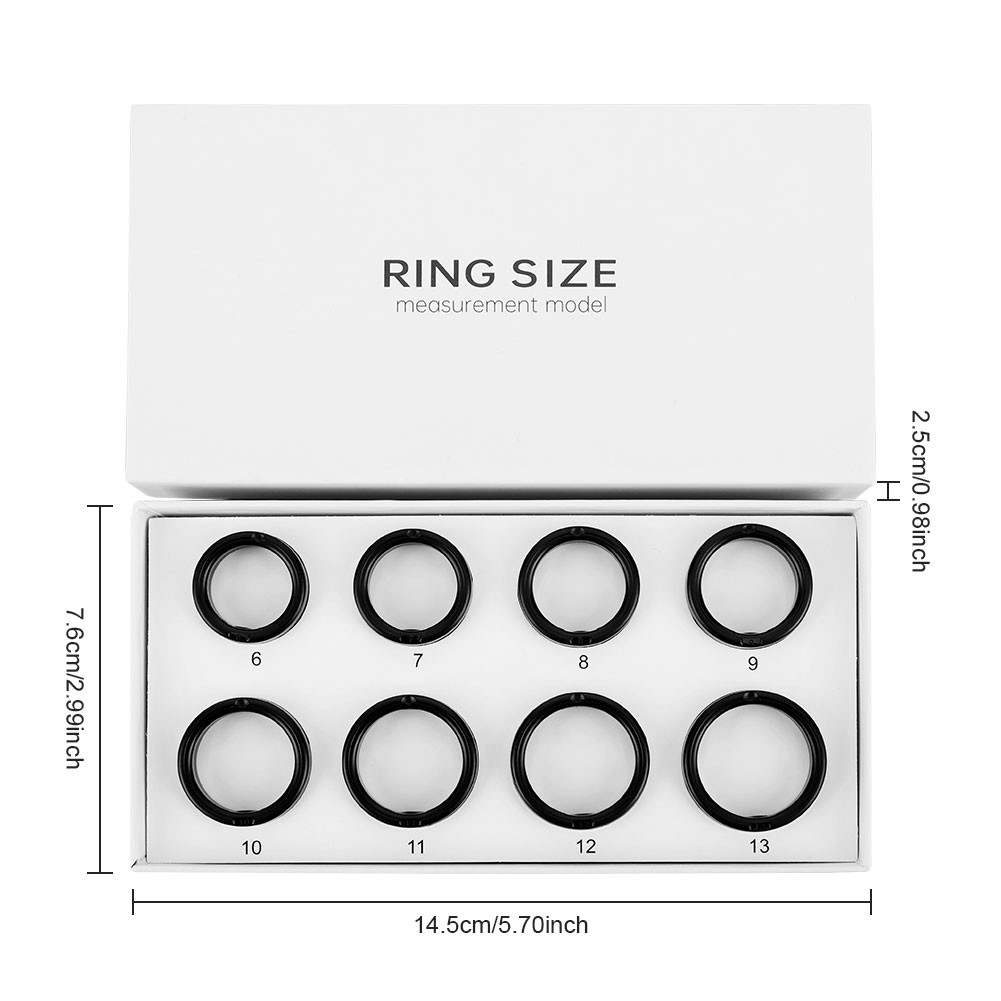 Smart Ring Sizing Kit Find The Perfect Ring Size 8 Sample Ring Sizes ...